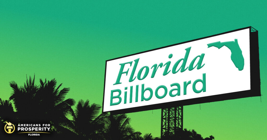 Florida Billboard 4/1/2019 - Americans for Prosperity